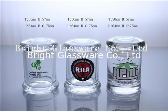 sparyed color glass jar with lid for wholesale