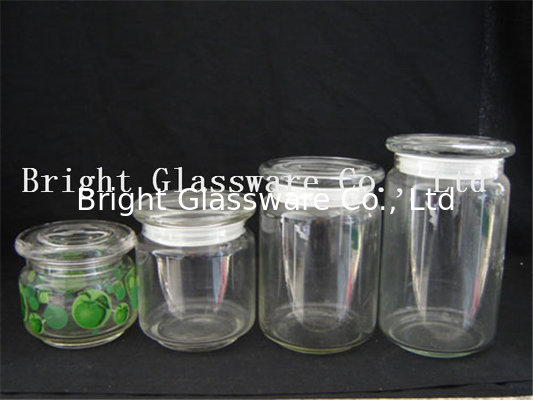 designer glass jars
