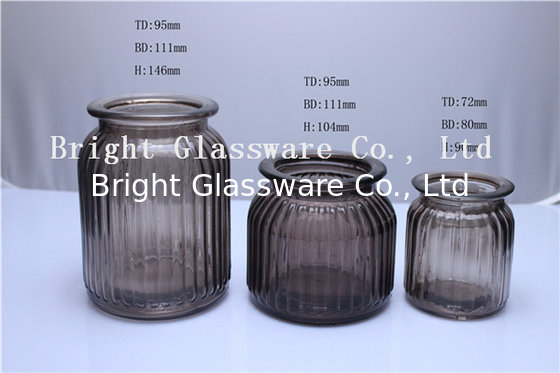 spray color glass candle jar wholesale