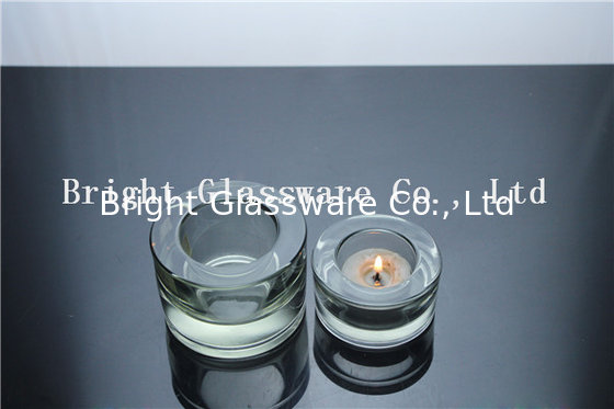 Cheap Round Small Decorations Glass Candle Holder Wholesale