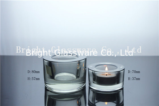 Cheap Round Small Decorations Glass Candle Holder Wholesale