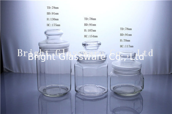Custom Glass Storage Jars, Cheap Glass Candy Jar