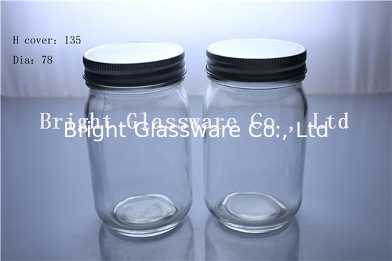 Custom Glass Storage Jars, Mason jar with Lids