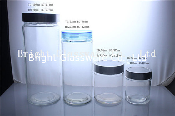 Custom Glass Storage Jars, Mason jar with Lids
