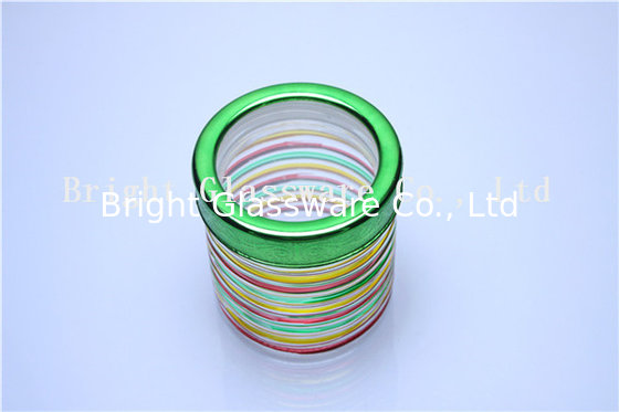 Custom beautiful design glass candy jar for wholesale