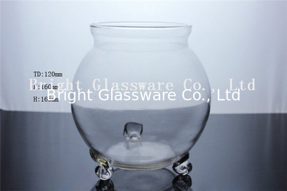 Custom flower edge design glass fish tank wholesale, glass fish jar