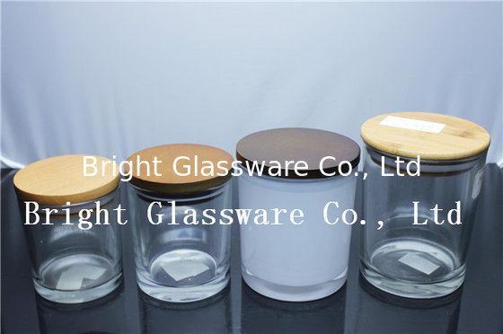 clear candle jars with wooden lids