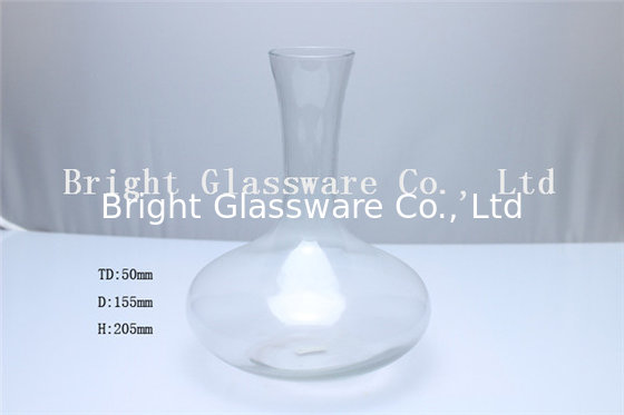 blown no joint line glass wine decanter/ glass water bottle with cheap price