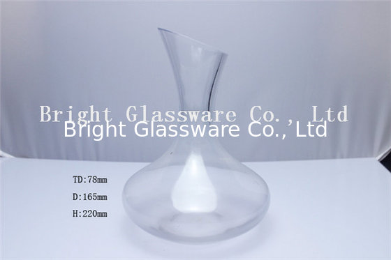 blown no joint line glass wine decanter/ glass water bottle with cheap price