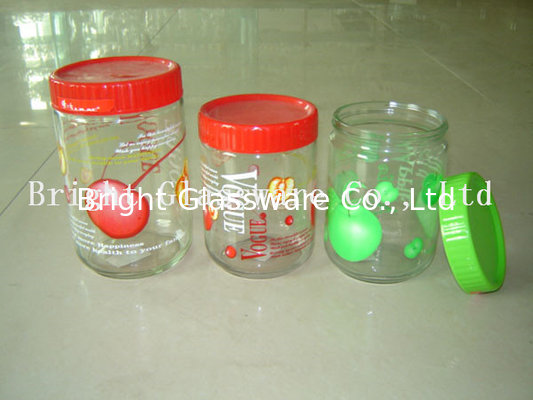 Top popular design glass candy jar wholesale glass sugar jar cheap