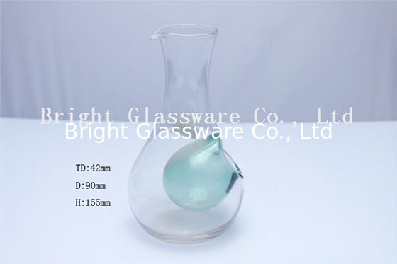 small blown glass wine decanter glass water bottle cheap