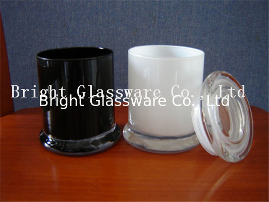 Beautiful solid color Glass Candle Jars for wholesale