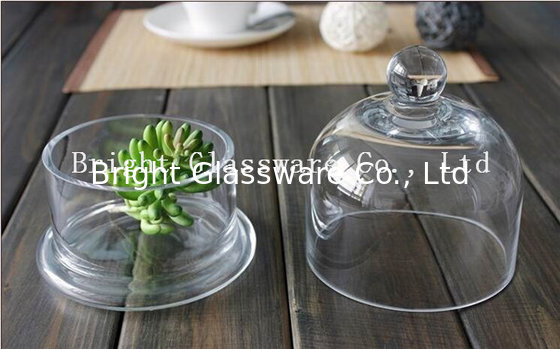Clear handmade glass lamp shade glass cake cover