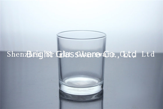 Custom Logo Glass Candle Holder, Glass cup