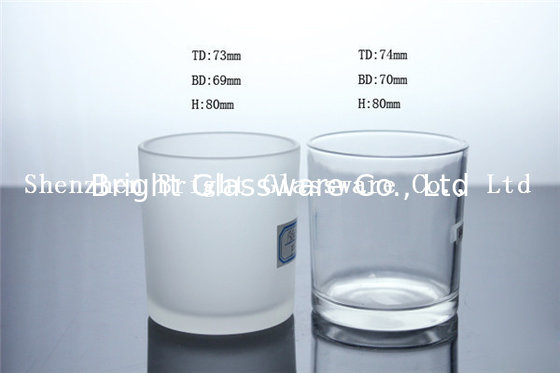 Sprayed color glass cup cheap, glass candle holder