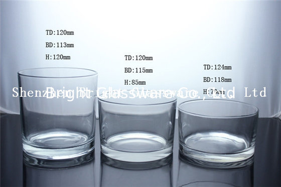 Short Glass Candle Holder With cheap price