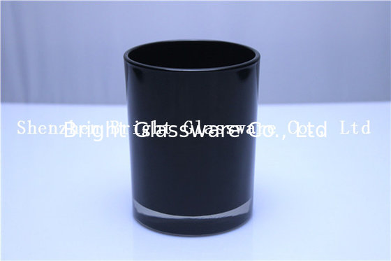 Spray Color Glass Candle Holder With Painting Logo