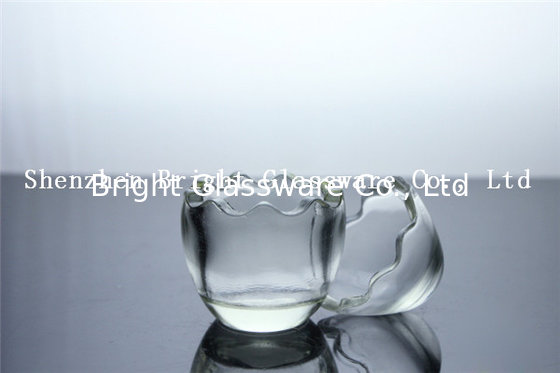 Special Egg Shape Glass Candle Holder