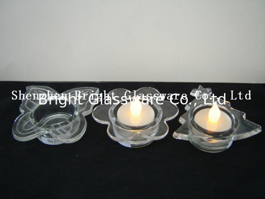 High quality glass candle holder for decoration