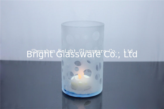 Perfect design glass candle holder for decoration, hurricance glass