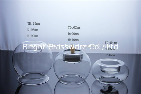 Special blown glass candle holder for party