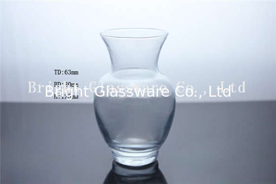clear glass vase, blown glass candle holder wholesale