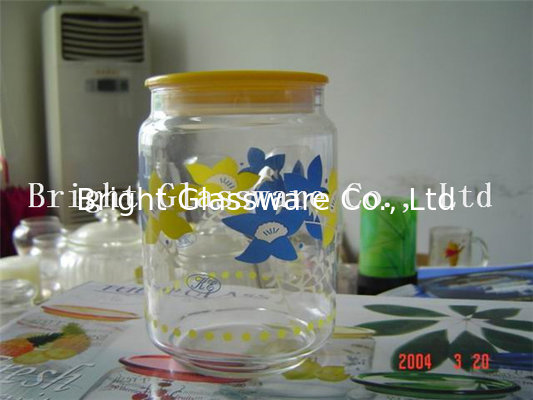 clear storage containers, buy glass candy jar