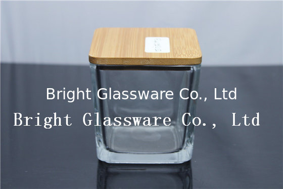 square Candle Jar Lids, Wooden lid