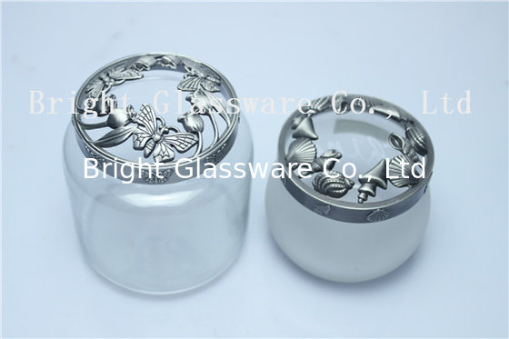 Different logo design glass jar metal lids sale