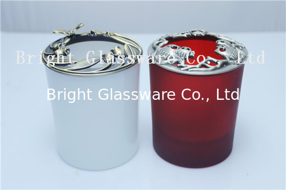 nice metal lid candle jar lid with candle jar