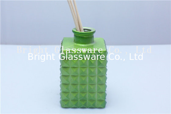 Square Empty Reed Diffuser Glass Bottle, glass bottle sale