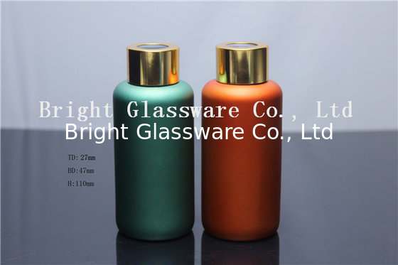 wholesale custom spray color perfume bottle with knob lid design sale