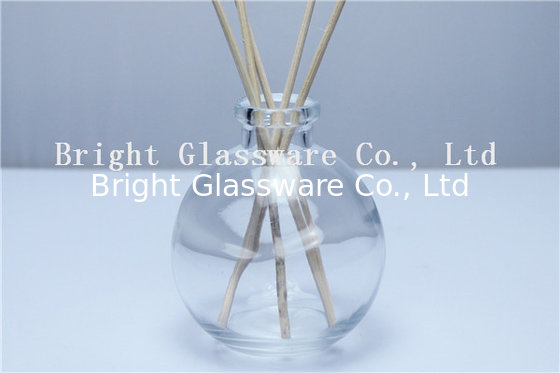 Clear round Diffuser Glass Bottle, glass bottle wholesale
