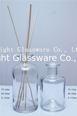 solid brown glass perfume bottle with cheap price
