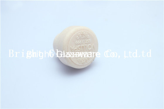 custom bottle wooden cork lid with emboss logo sale