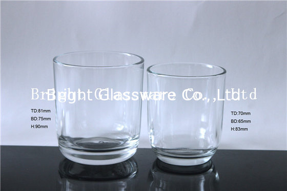 Best design cylinder candle holder for home decor, glass cup sale