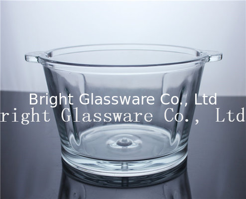 2016 cheap two size glass bowl, bowl use in blender