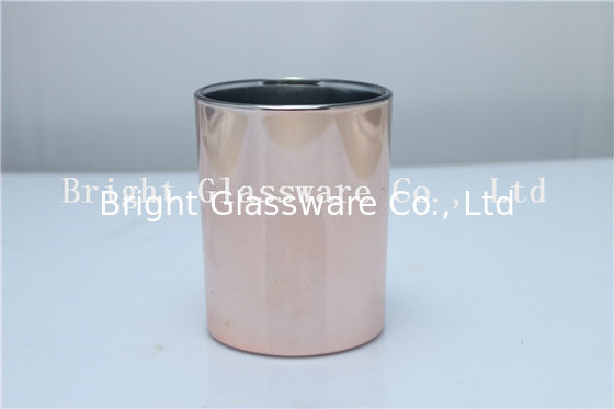 Perfect Rose Gold Glass Candle Holder for wholesale