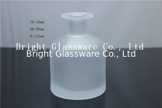 wide mouth amber glass bottle/frosted diffuse bottle series