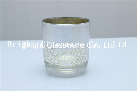 prefect design electroplated rose gold glass candle holder
