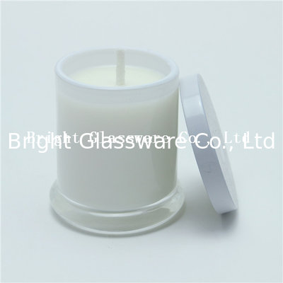 clear scented candle containers with lid