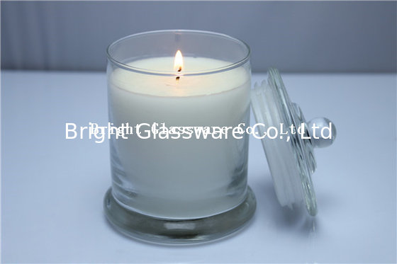 Colored glass decorative glass candle jar for fragrant candles