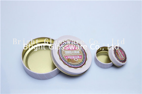 prefect design gold tinplate jar with lid wholesale