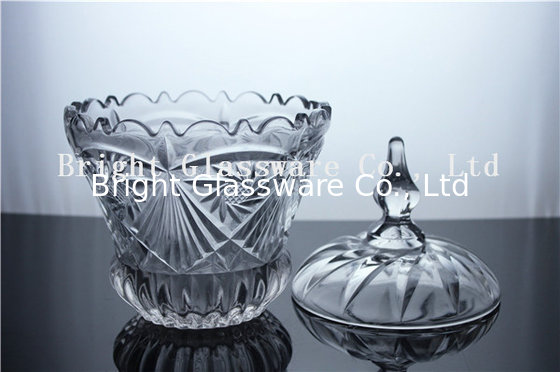 wholesale wedding party plates glass candy stand, glass fruit plates with lid