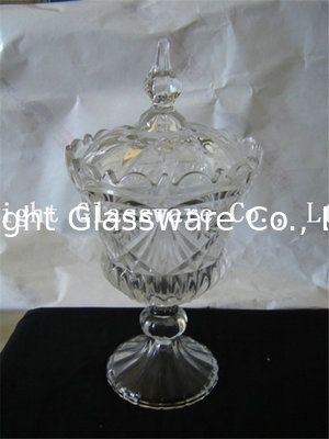 wholesale wedding party plates glass candy stand, glass fruit plates with lid