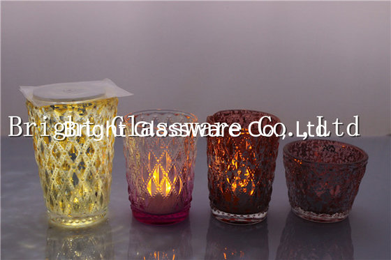 nice tea light candle holder, color glass candle holder
