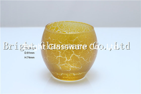 Gold blown candle holder, decorative candle holder wholesale