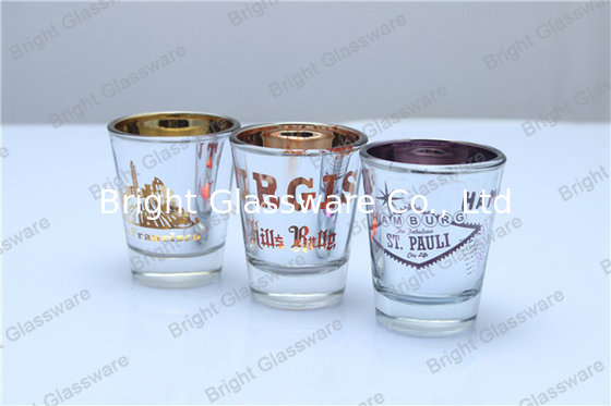 personalized plated color glass candle holder for decoration