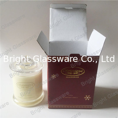 100% natural soy scent candle container in stock