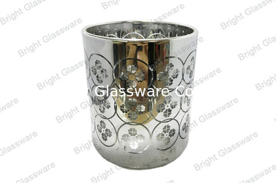fashion plated glass candle holders for weddings decoration